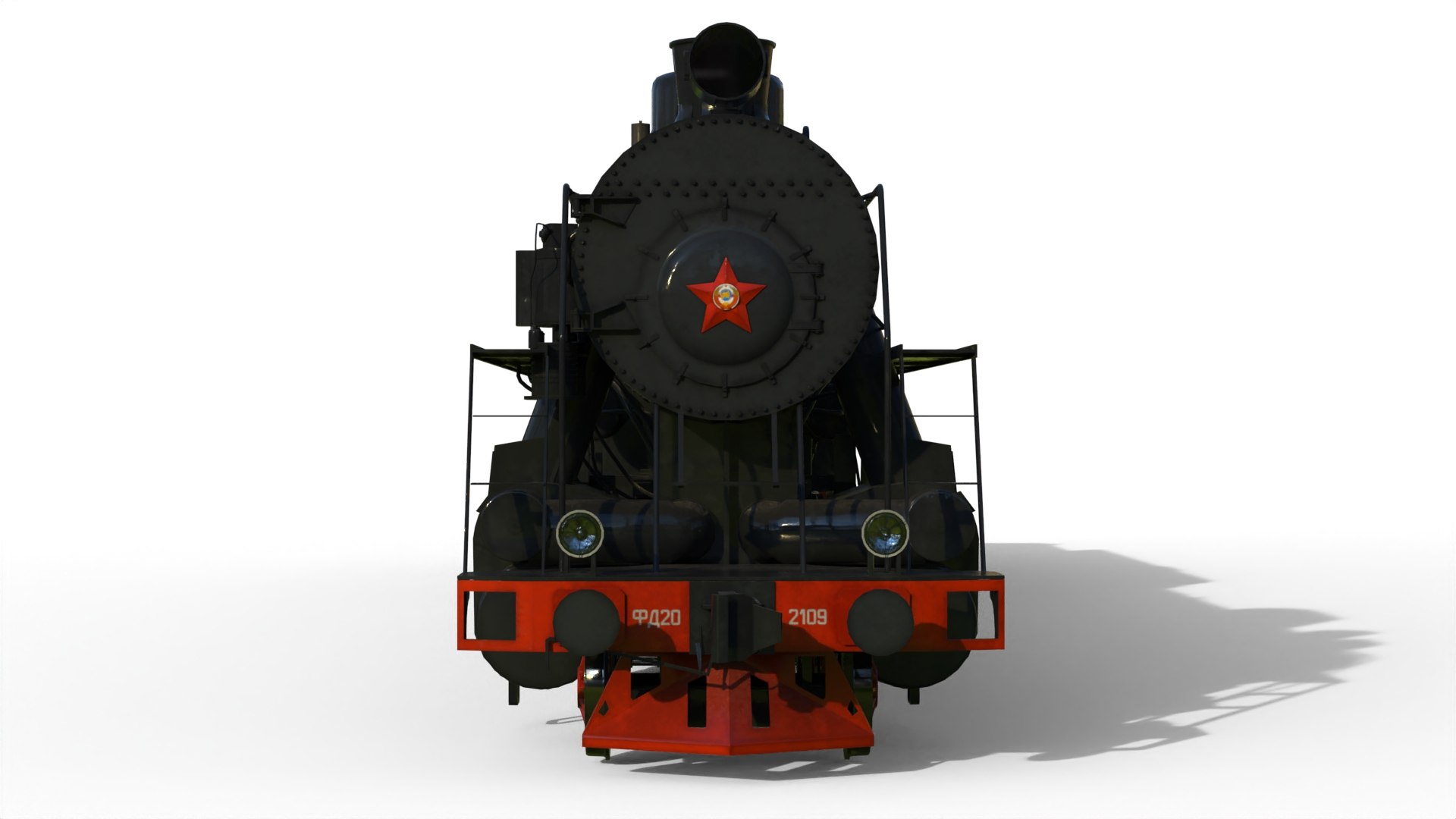 Locomotive FD 20 3D - TurboSquid 2298439