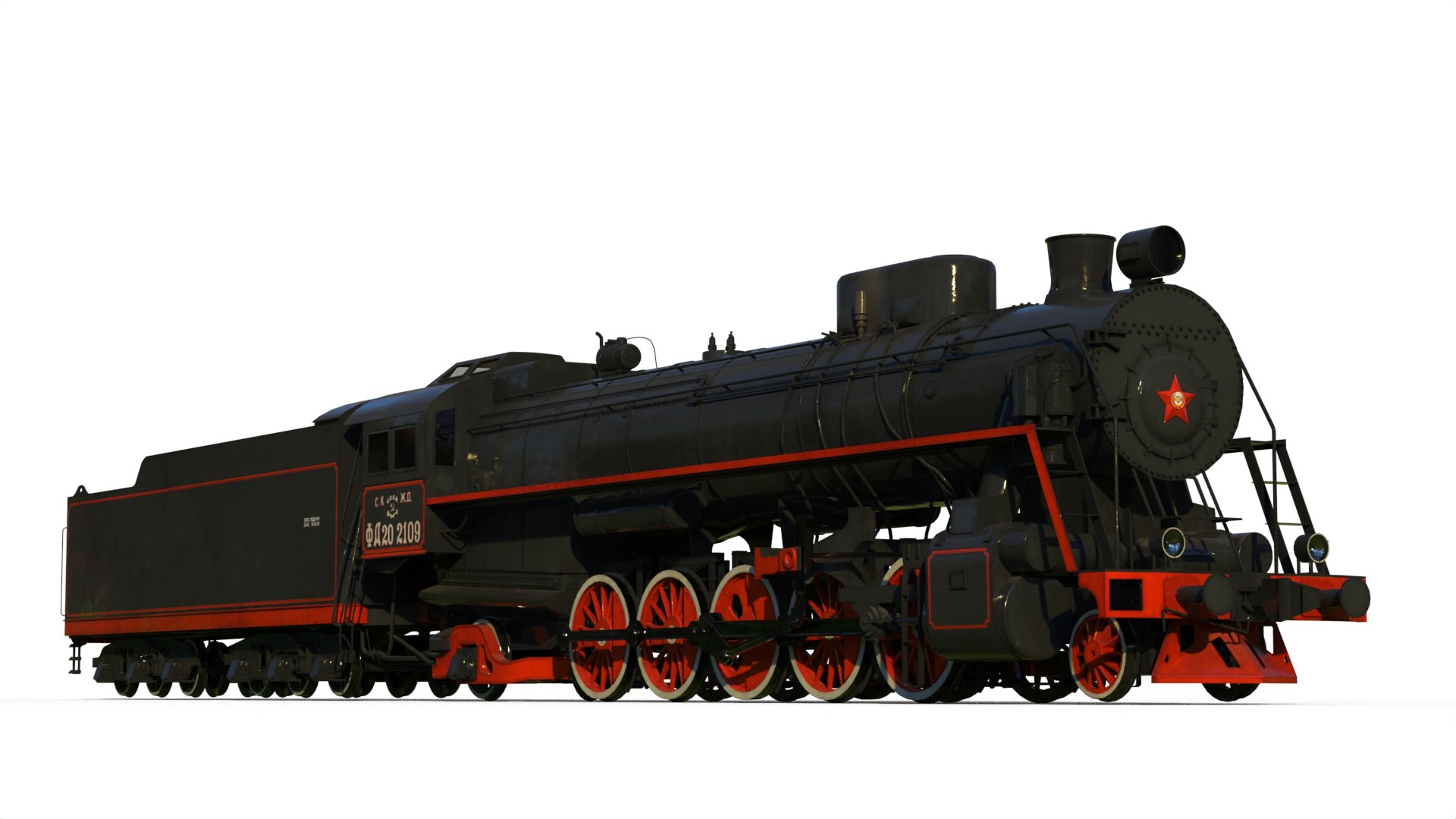 Locomotive FD 20 3D - TurboSquid 2298439