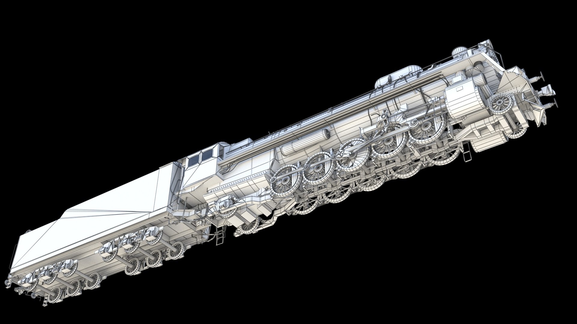 Locomotive FD 20 3D - TurboSquid 2298439