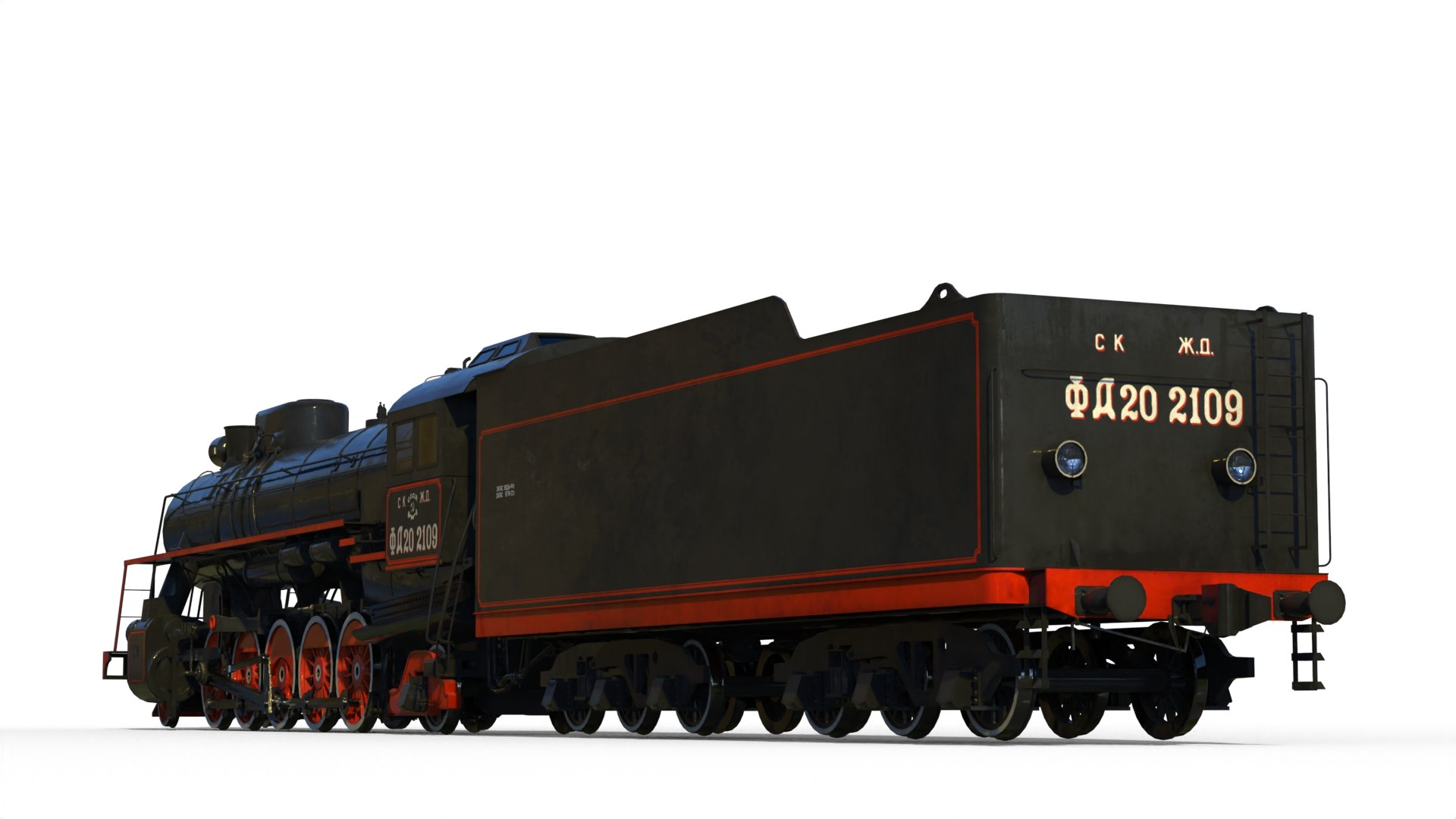 Locomotive FD 20 3D - TurboSquid 2298439