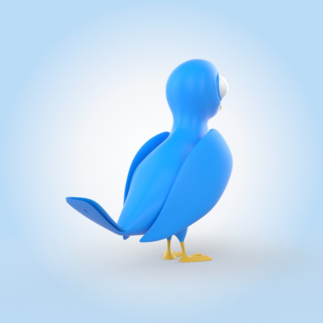 Blue Bird 3D Model - TurboSquid 1990790