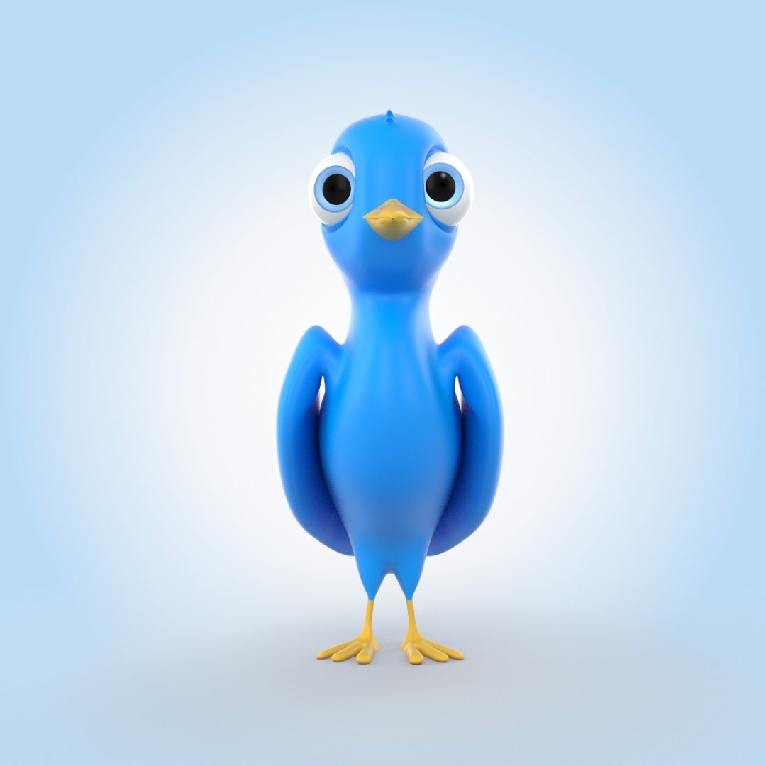 Blue Bird 3D Model - TurboSquid 1990790