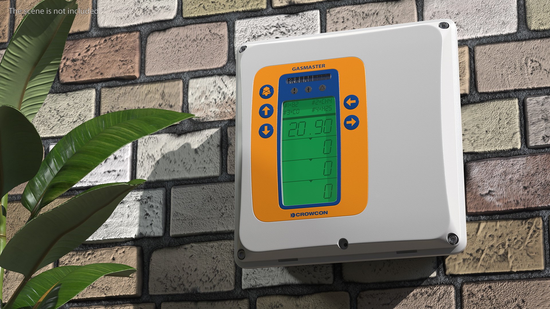 Crowcon Gasmaster Gas Detection Control Panel 3D Model - TurboSquid 1945444