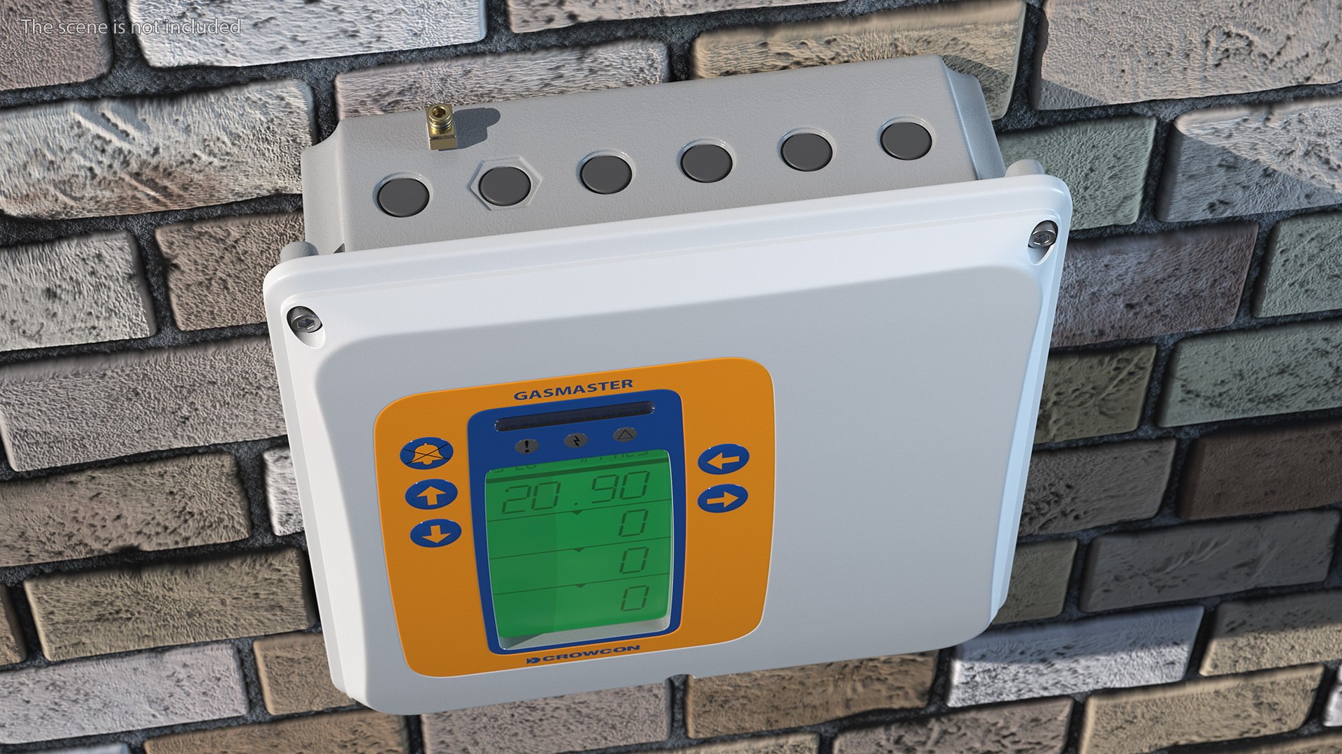 Crowcon Gasmaster Gas Detection Control Panel 3D Model - TurboSquid 1945444