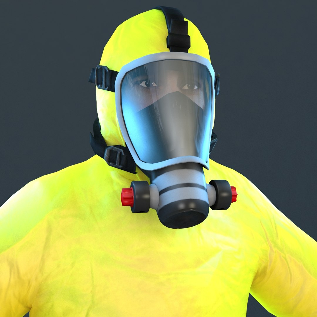 Hazmat Worker 3D - TurboSquid 1411098