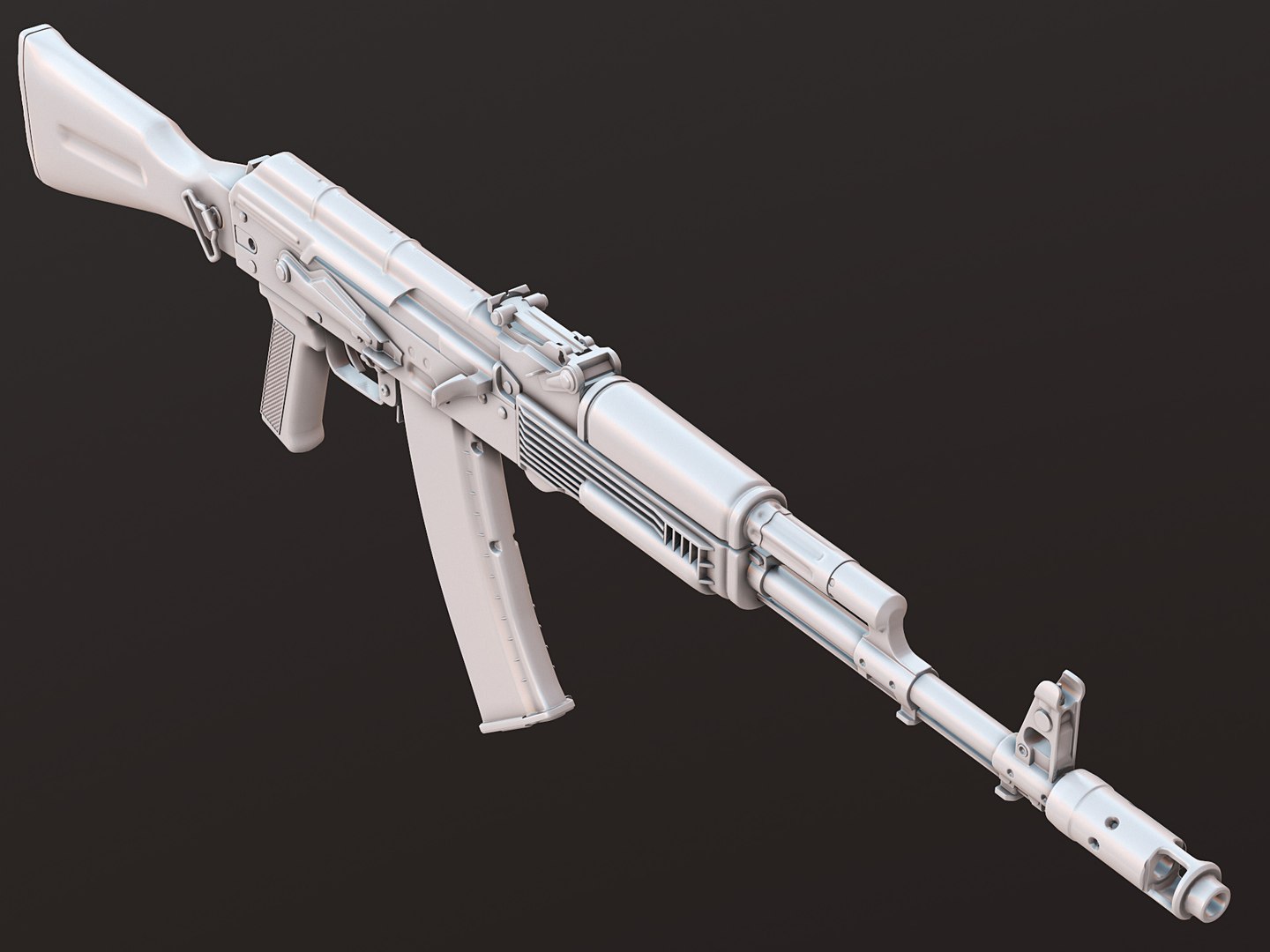 AK-74M 3D - TurboSquid 1939398