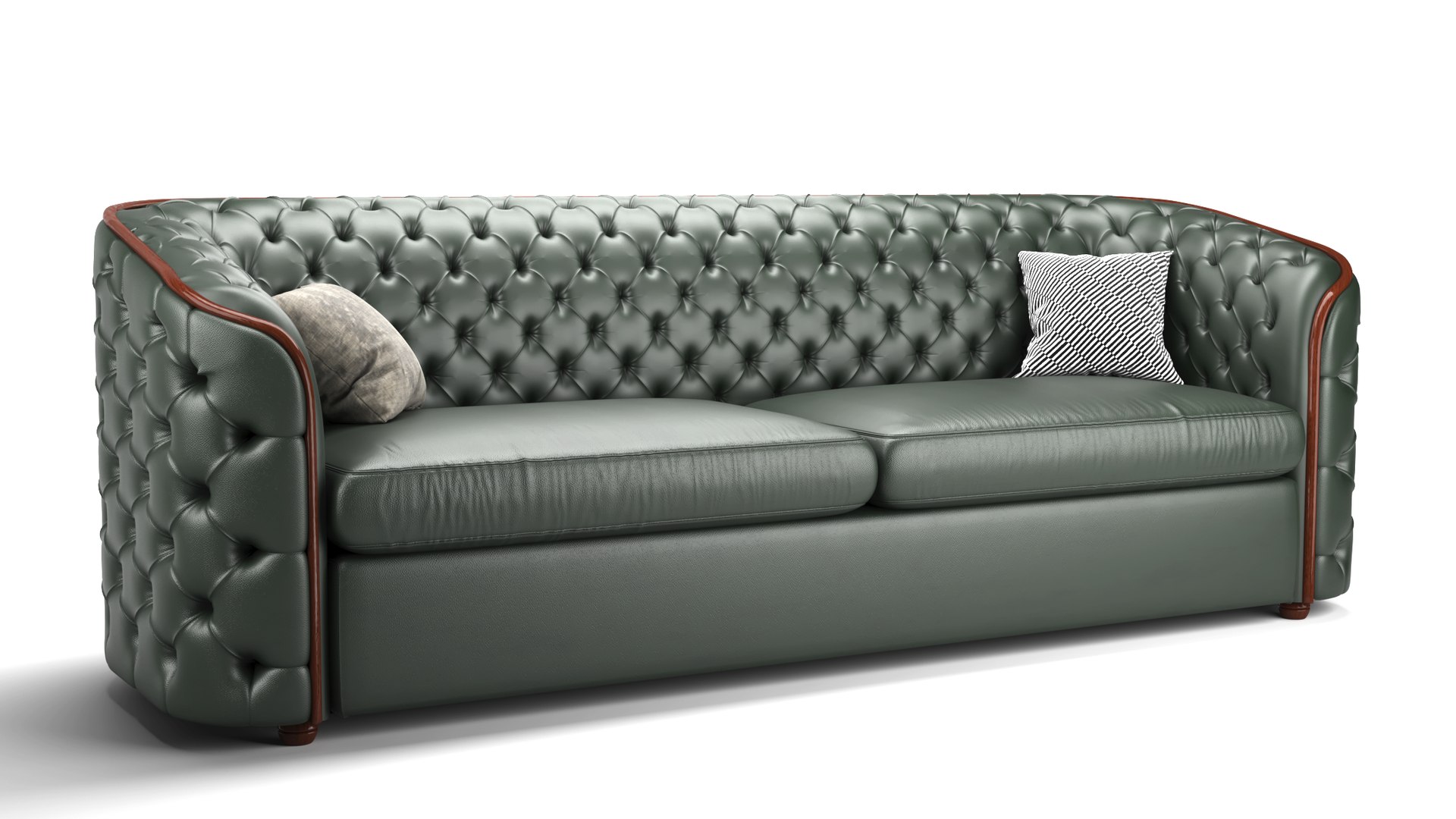 Modern Tufted Lounge Sofa FSo002-A 3D Model - TurboSquid 2349082