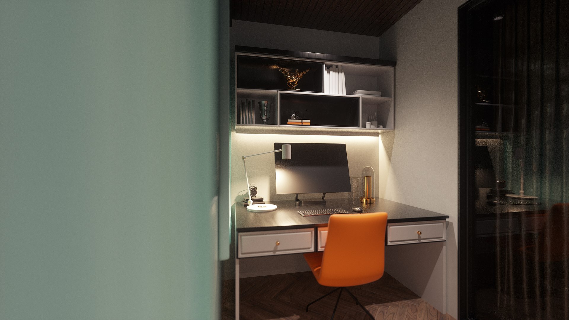 3D Balcony Reading Space Model - TurboSquid 2020401