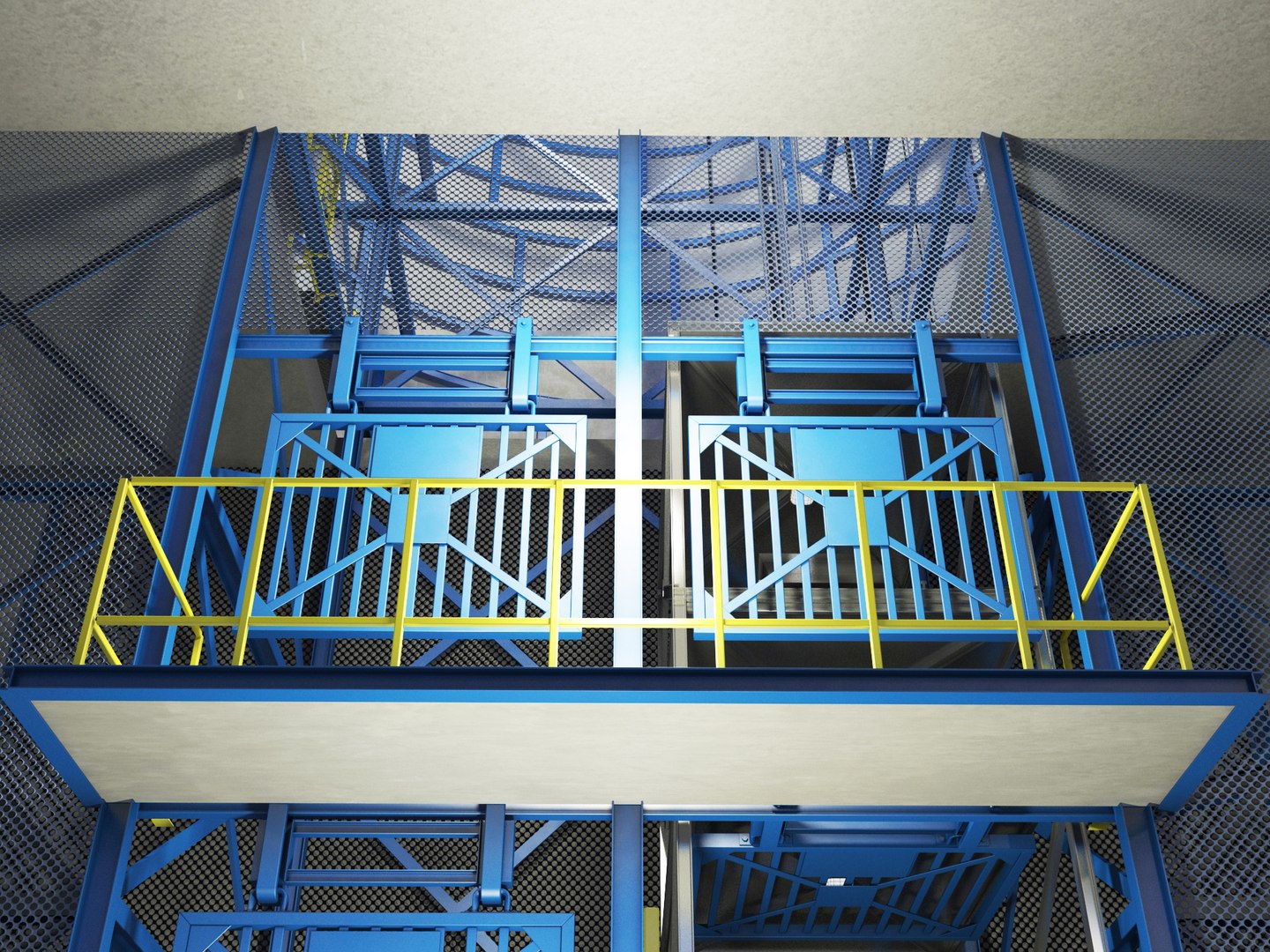 Underground Elevator 3d Max