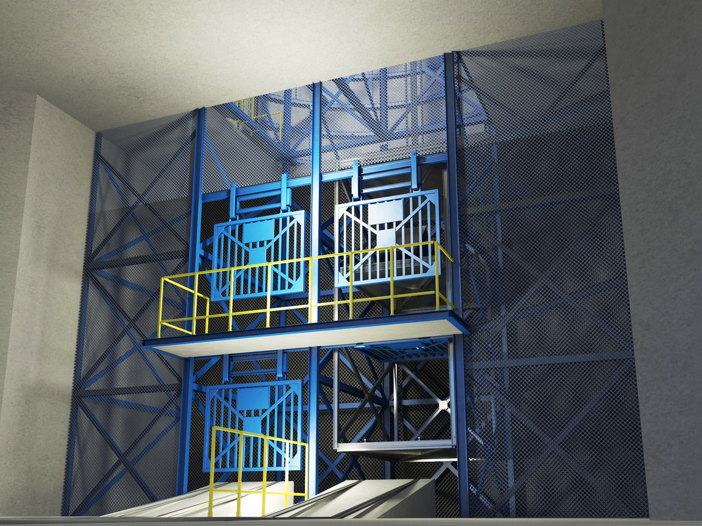 Underground Elevator 3d Max