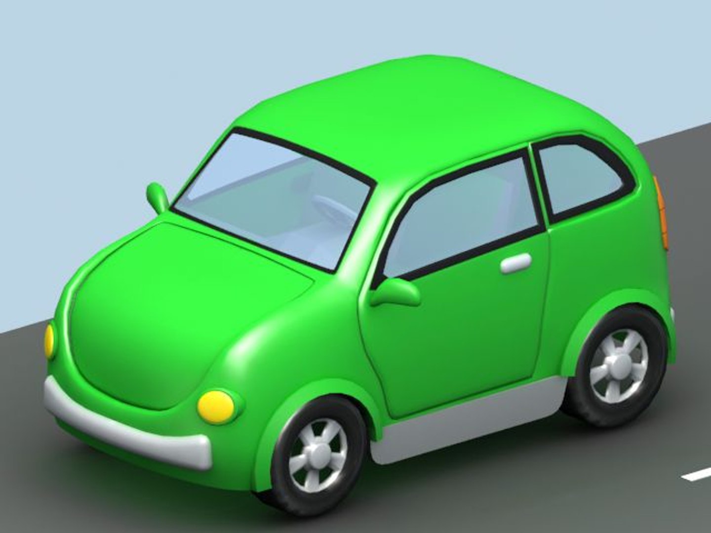 3d Cartoon Car01