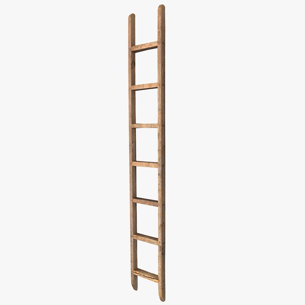 modelo 3d Wooden ladder 3D Scanned - TurboSquid 2054049