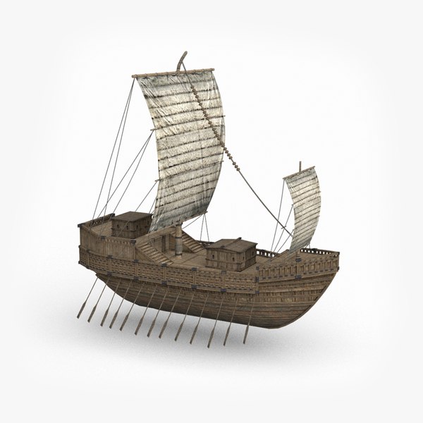 Ancient large shipping ships 3D model - TurboSquid 1723324
