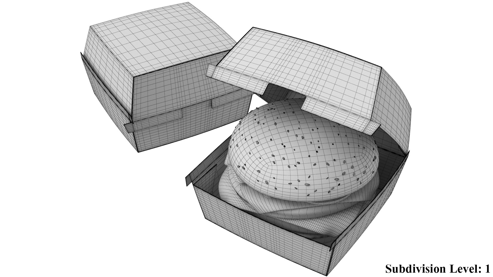 3D Real Burger Model - TurboSquid 1553655