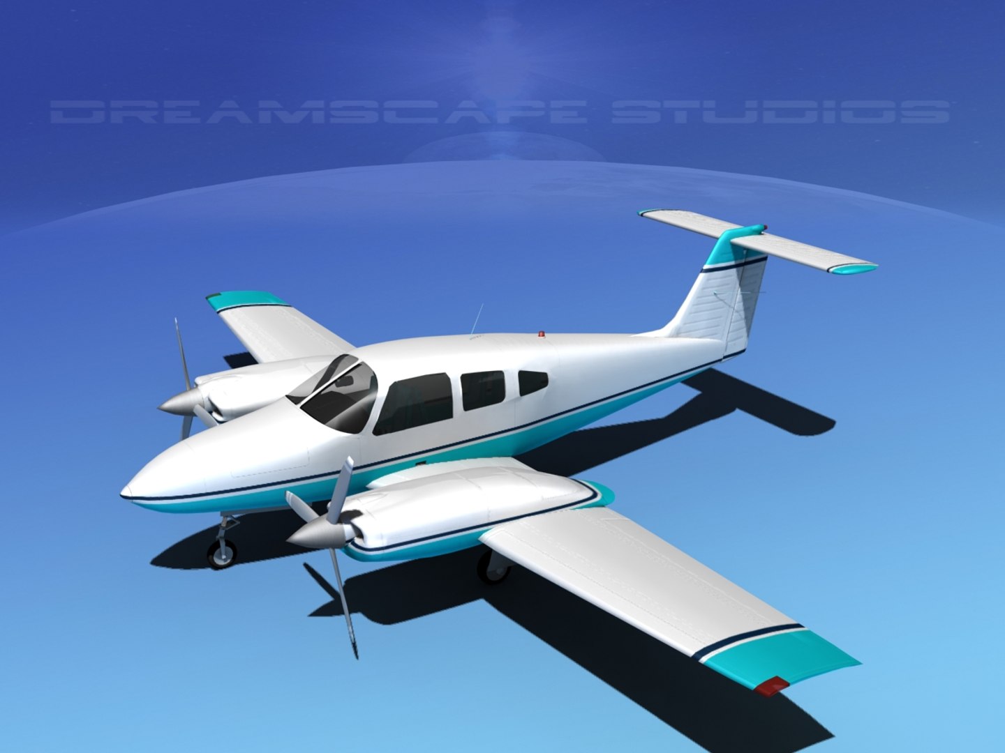 3d model piper seminole