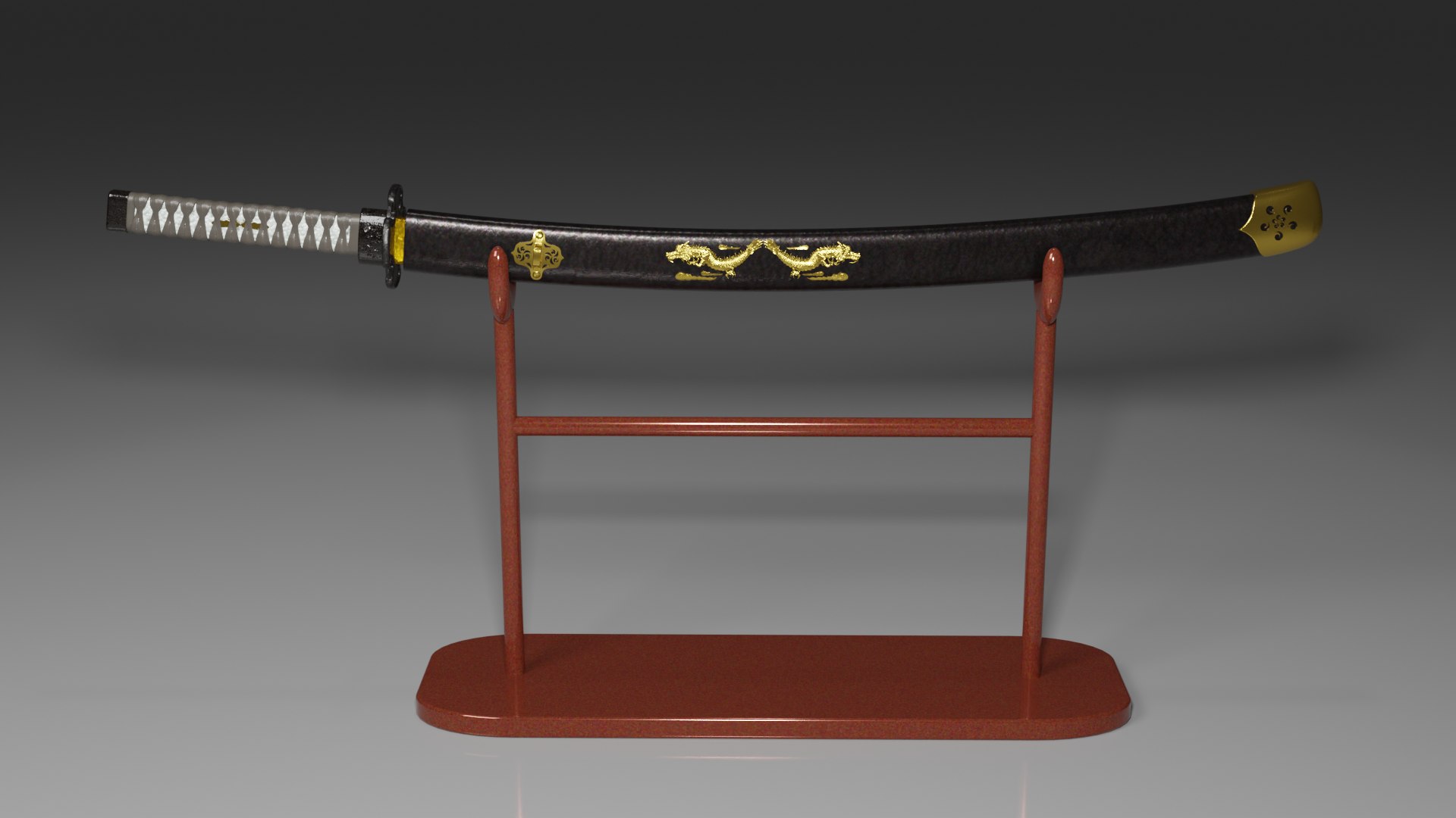 Japanese Sword 3D - TurboSquid 2106425