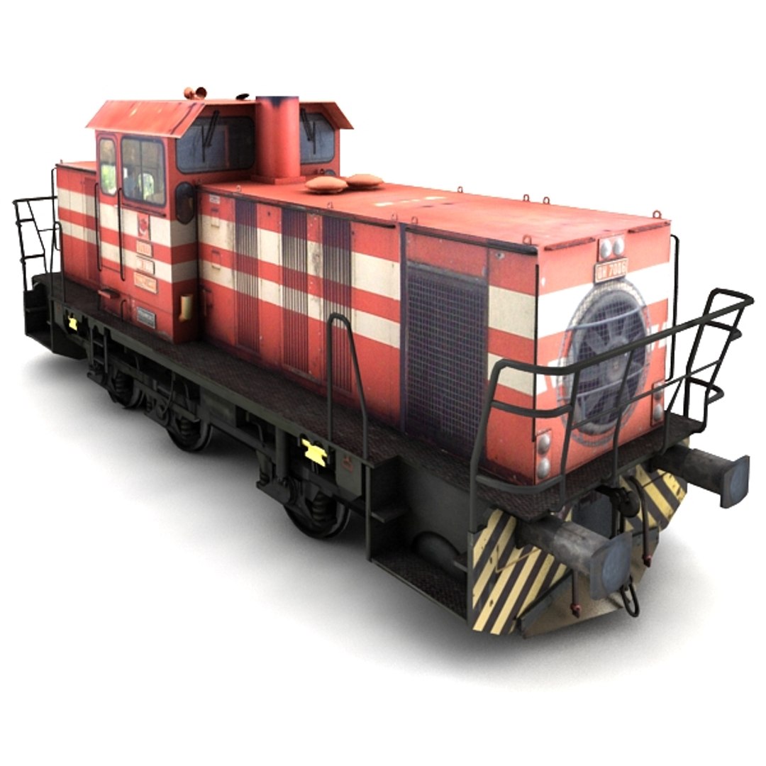 3d Model Tcdd Dh 7006 Locomotive