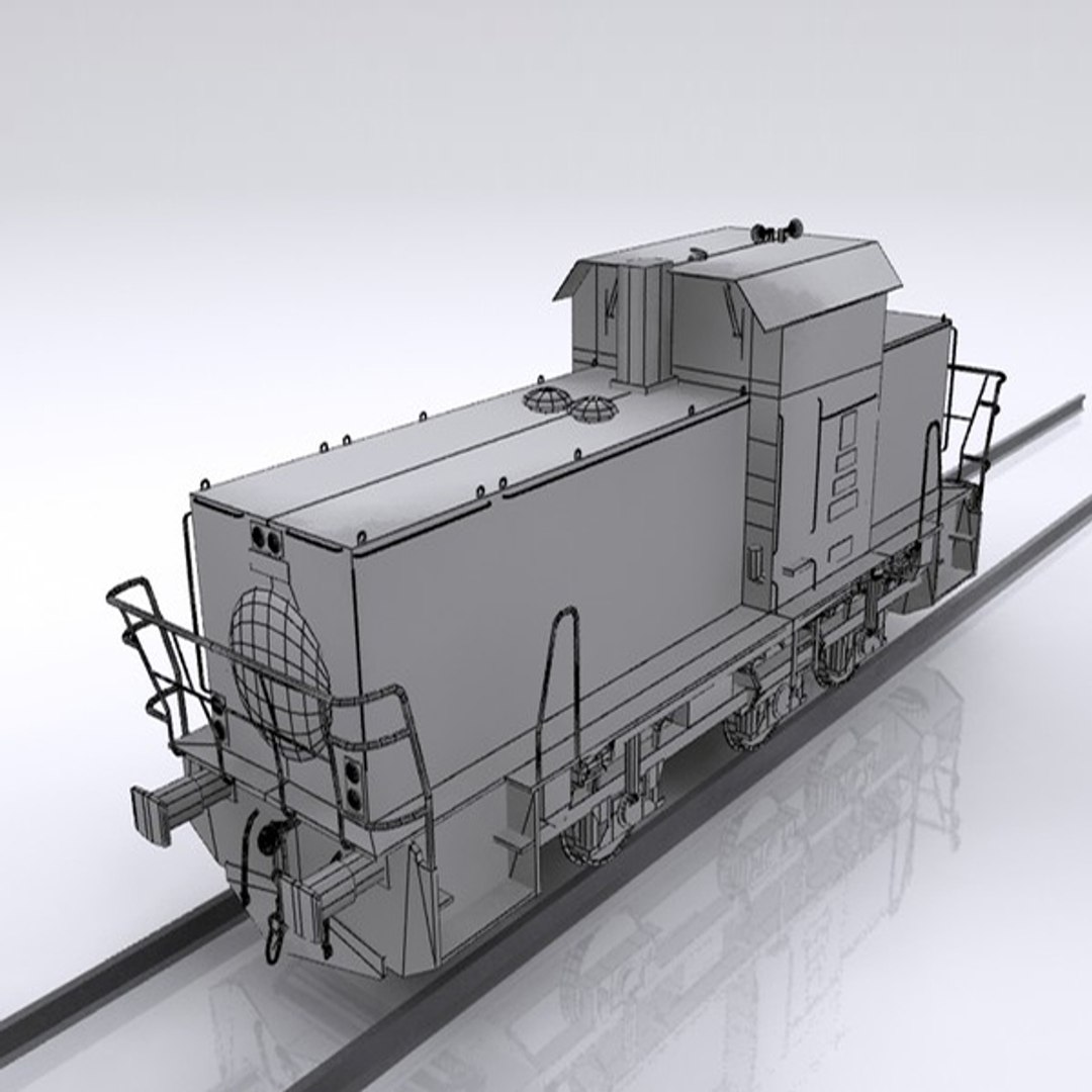 3d Model Tcdd Dh 7006 Locomotive