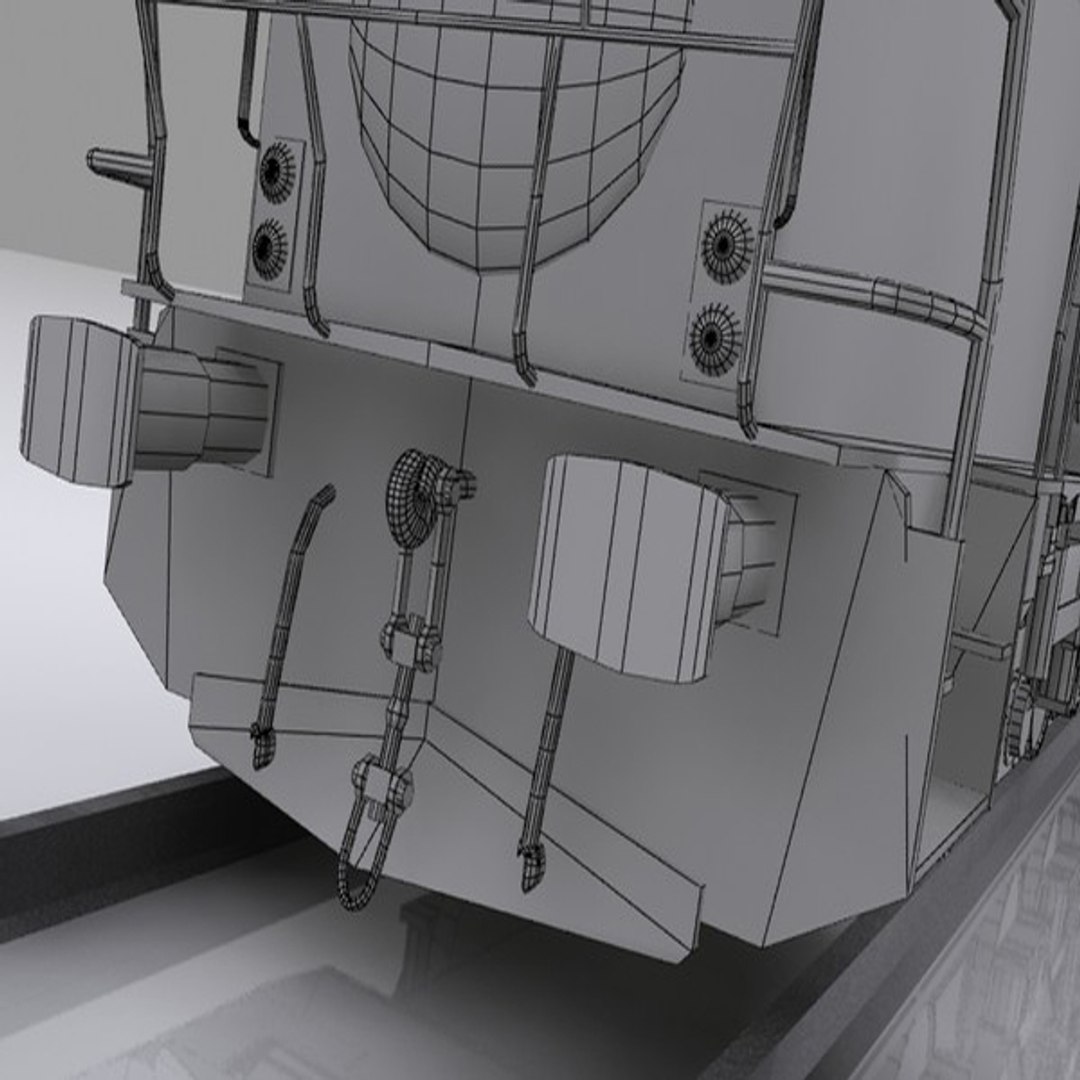 3d Model Tcdd Dh 7006 Locomotive