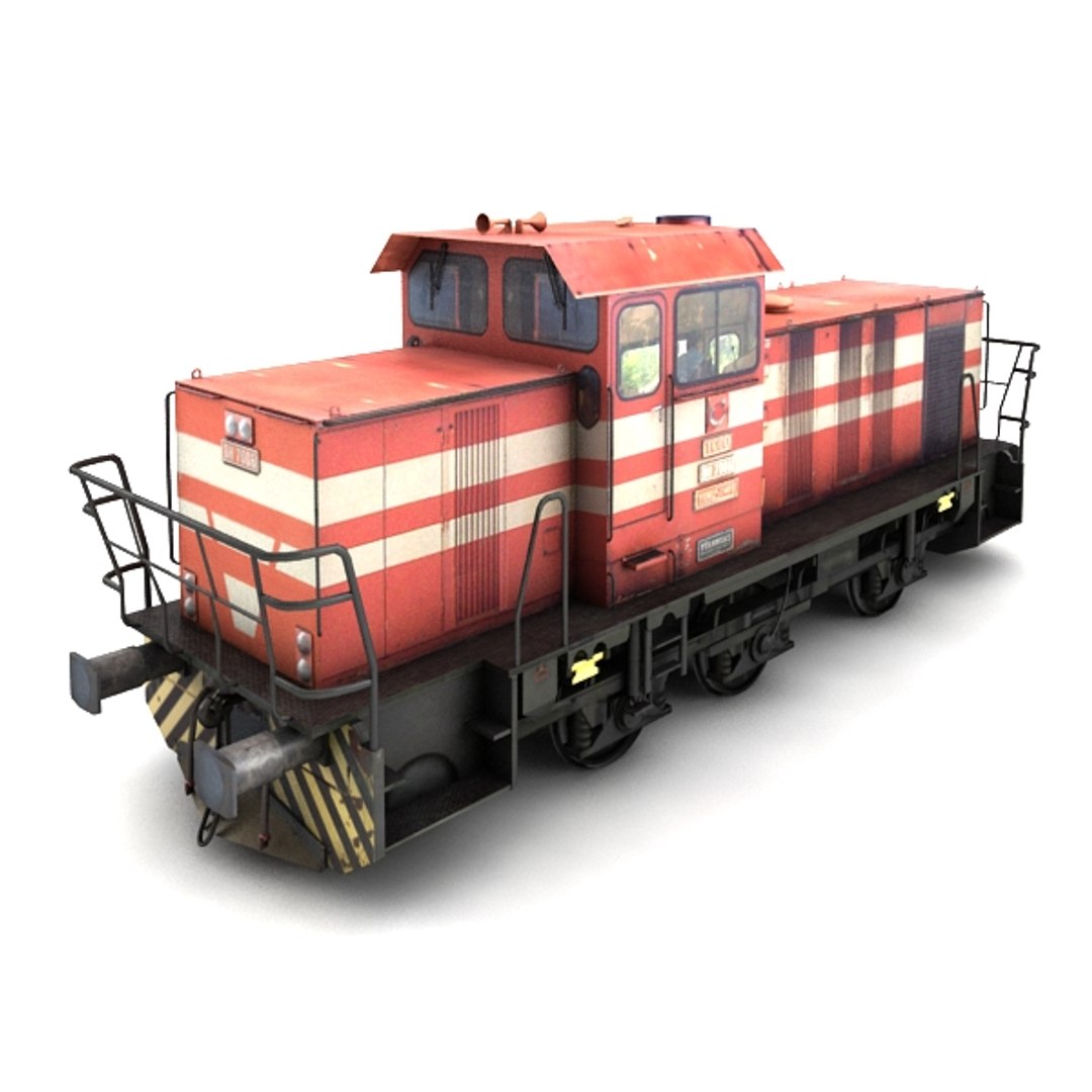 3d Model Tcdd Dh 7006 Locomotive
