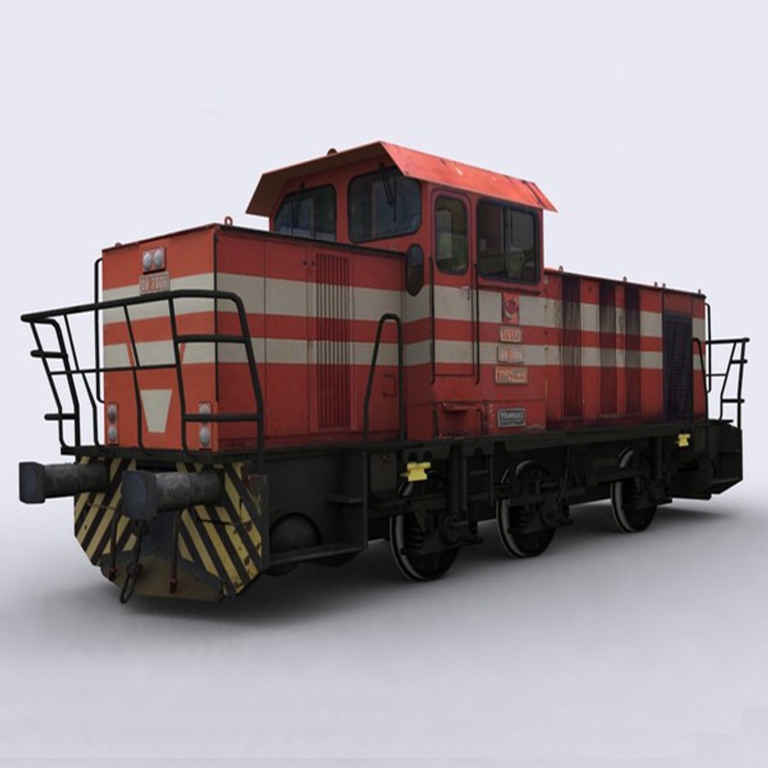3d Model Tcdd Dh 7006 Locomotive