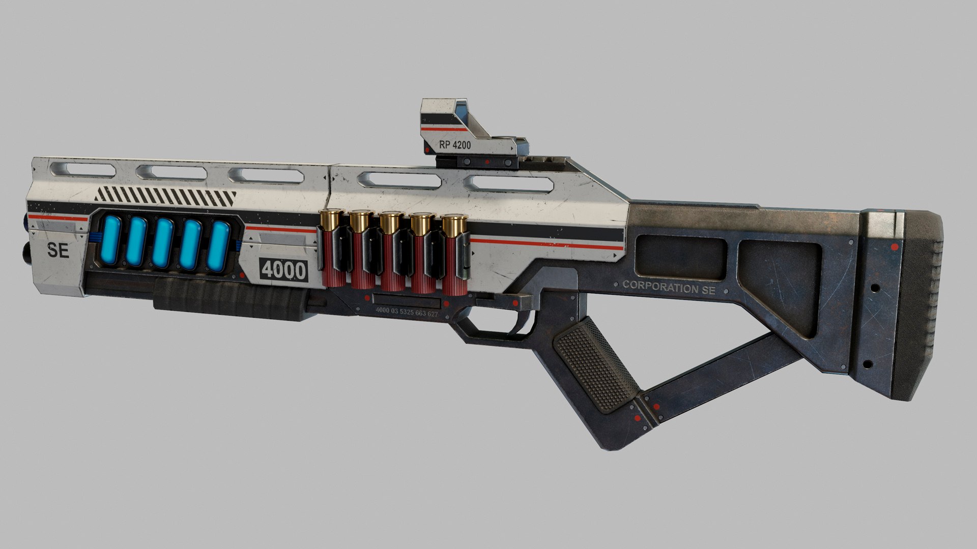 3D Sci Fi Shotgun - TurboSquid 2328418