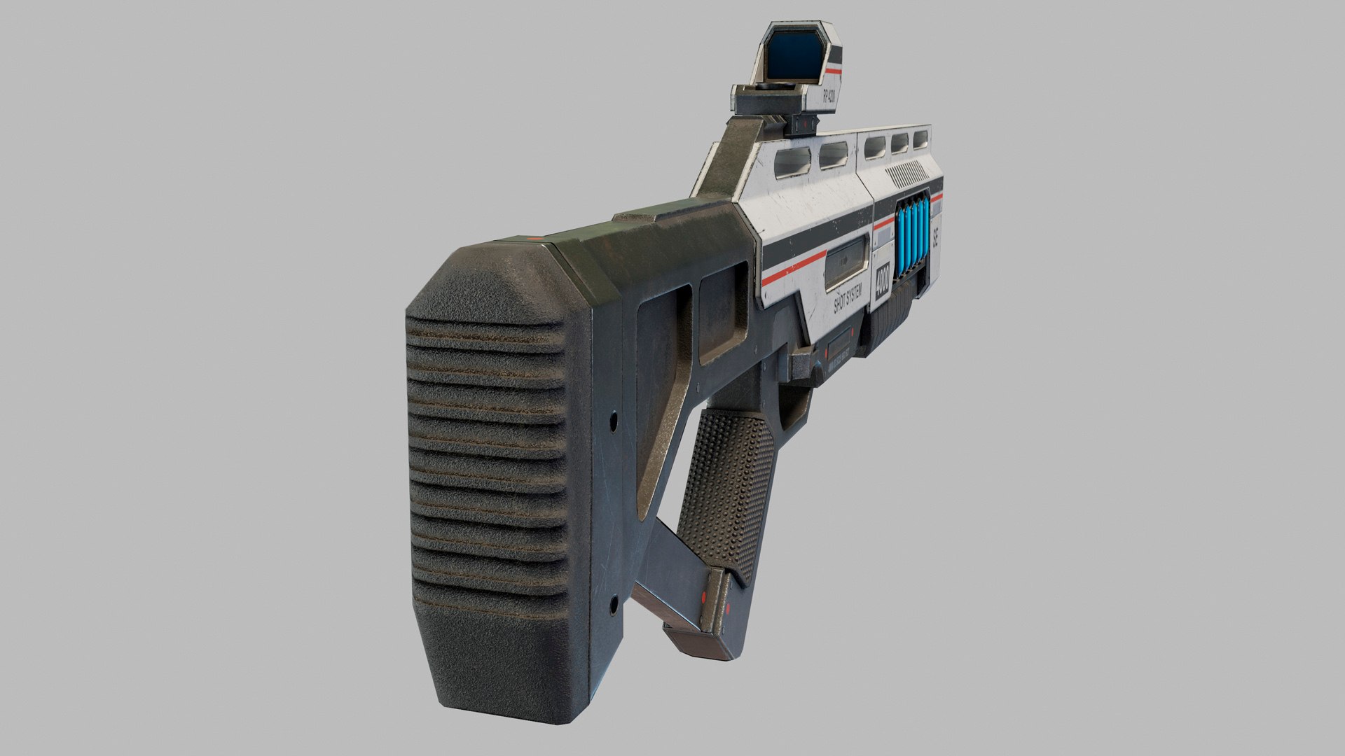 3D Sci Fi Shotgun - TurboSquid 2328418