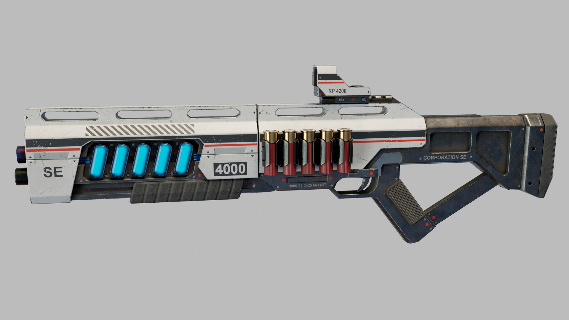 3D Sci Fi Shotgun - TurboSquid 2328418