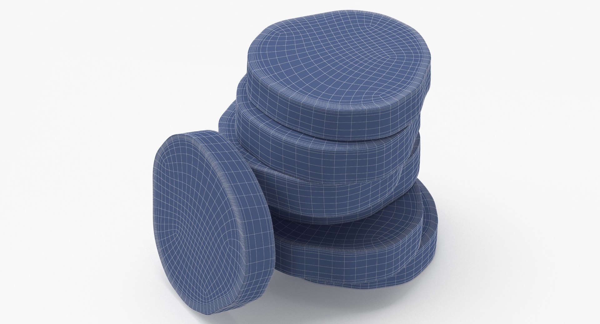 Prop 17 Cucumber Slices Type 02 Model - TurboSquid 2146761