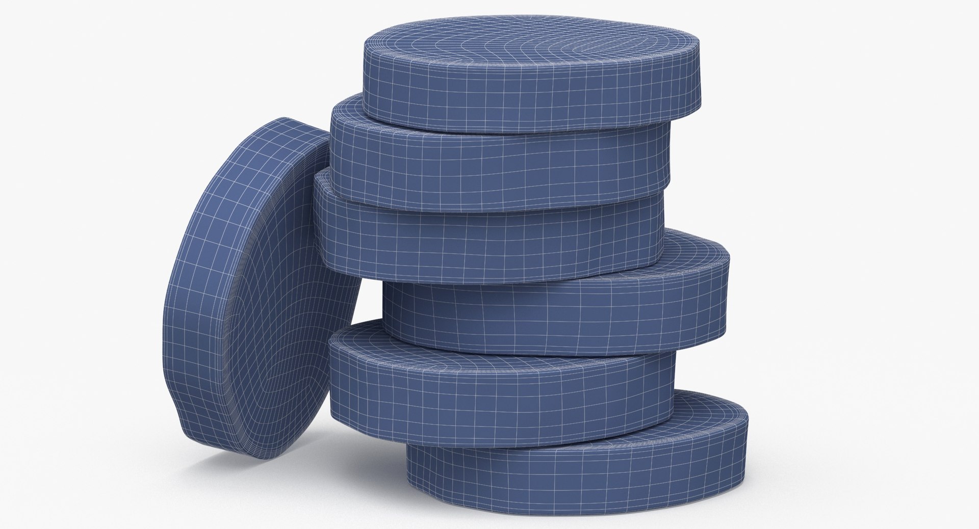 Prop 17 Cucumber Slices Type 02 Model - TurboSquid 2146761