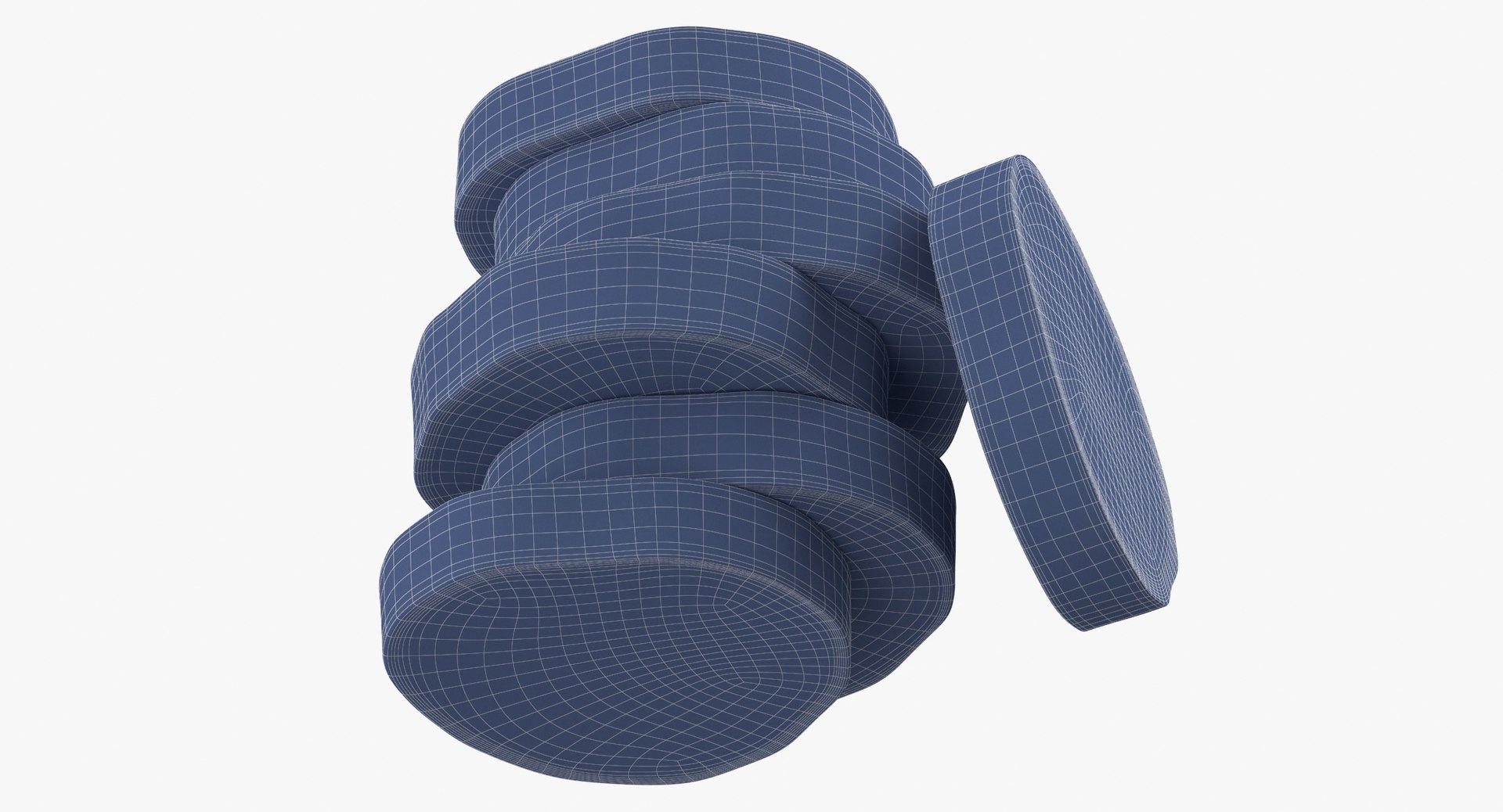 Prop 17 Cucumber Slices Type 02 Model - TurboSquid 2146761