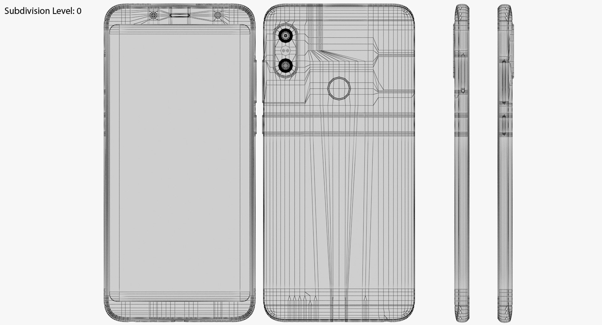 3D Realistic Xiaomi Redmi Note Model - TurboSquid 1257850