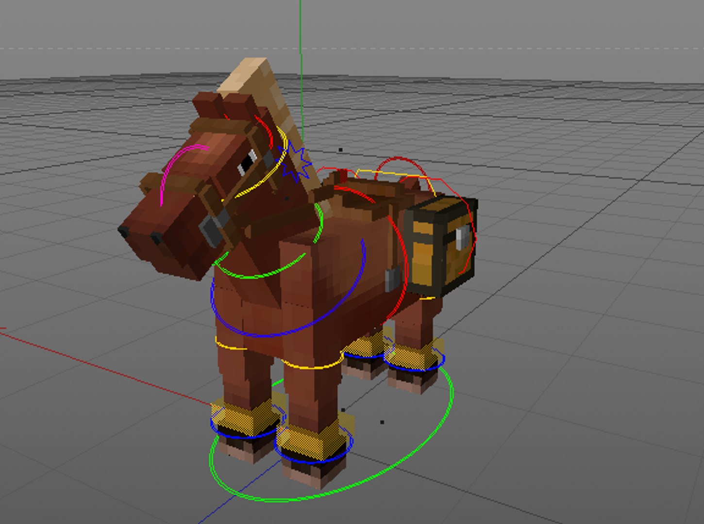 cinema4d horse rig
