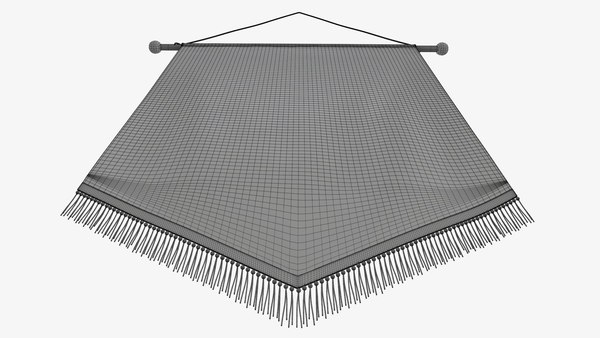 Medium wall pennant model - TurboSquid 1698708