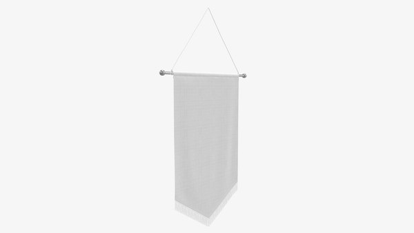 Medium wall pennant model - TurboSquid 1698708