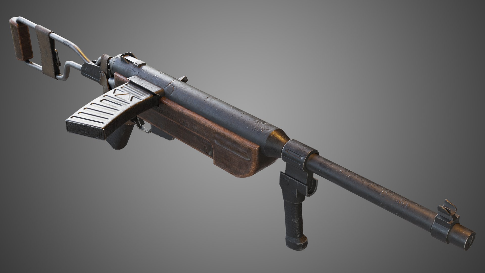 MK-1 gun 3D model - TurboSquid 1817958