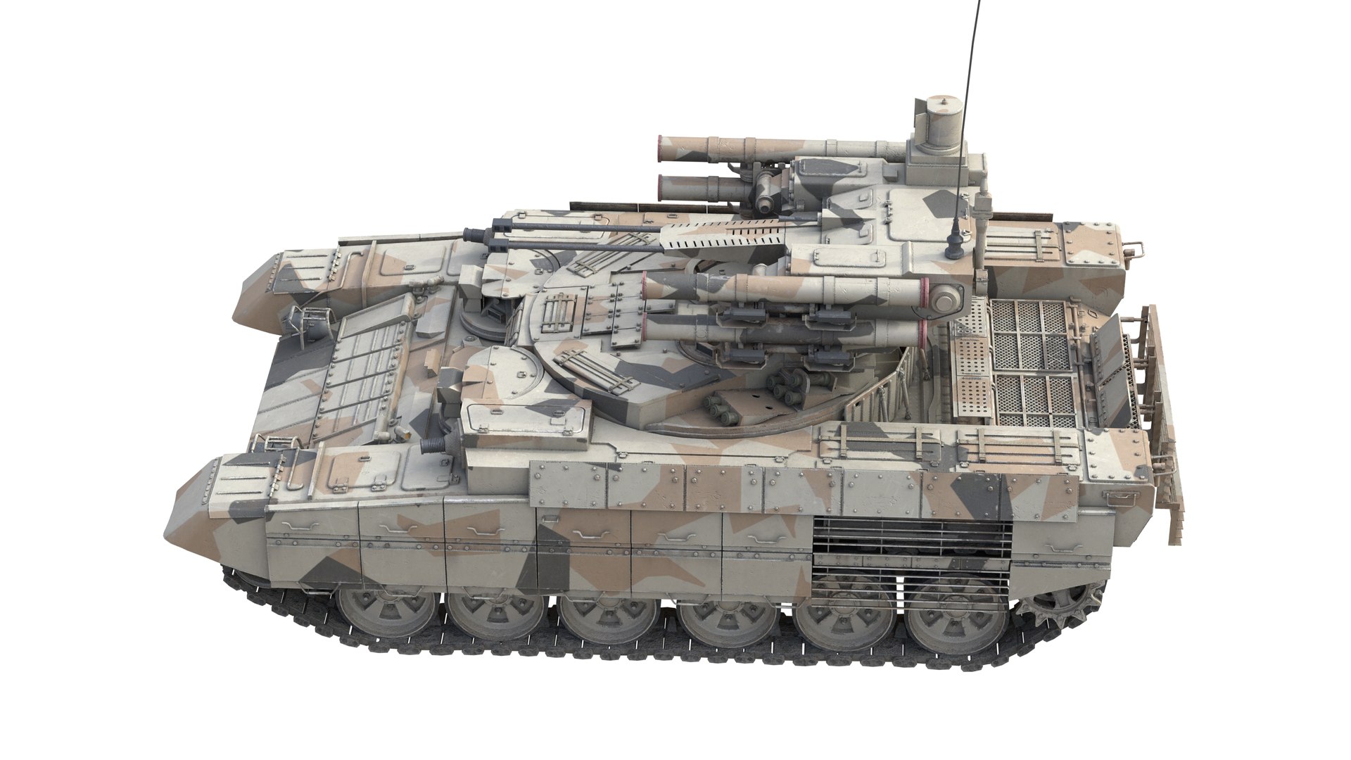 3D BMPT Terminator Tank Support Fighting Vehicle Model - TurboSquid 2342325
