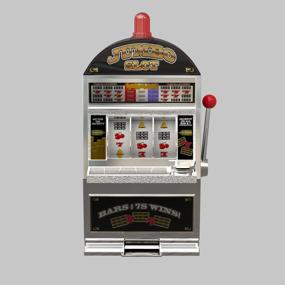 3d jumbo slot machine model