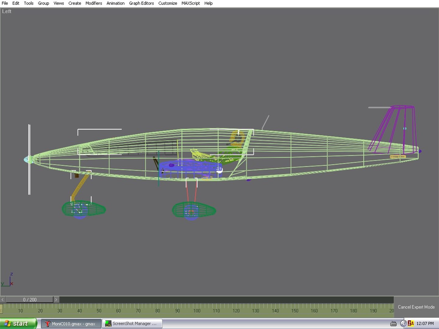 Gmax Aircraft 3d Model