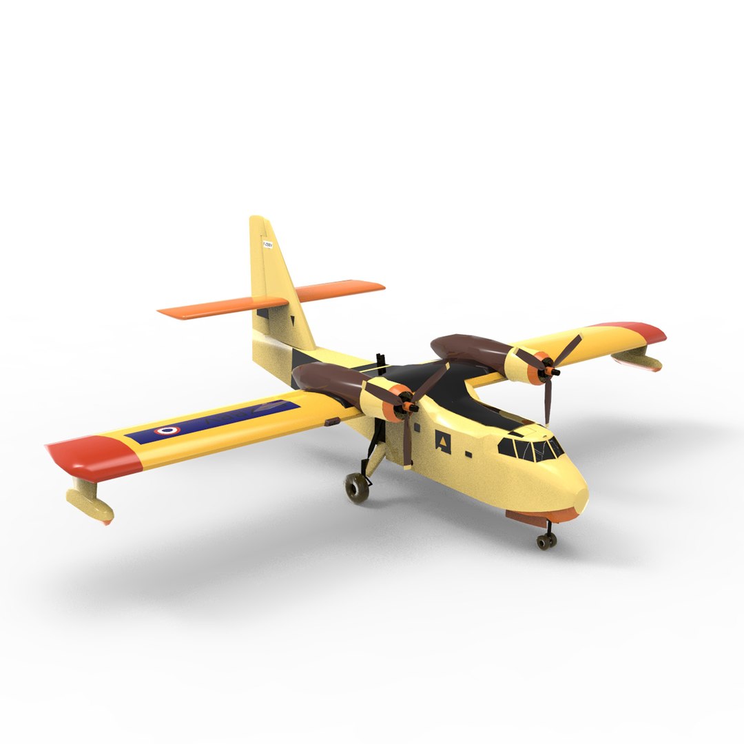 Canadair CL-215 Aircraft 3D Model - TurboSquid 1852025