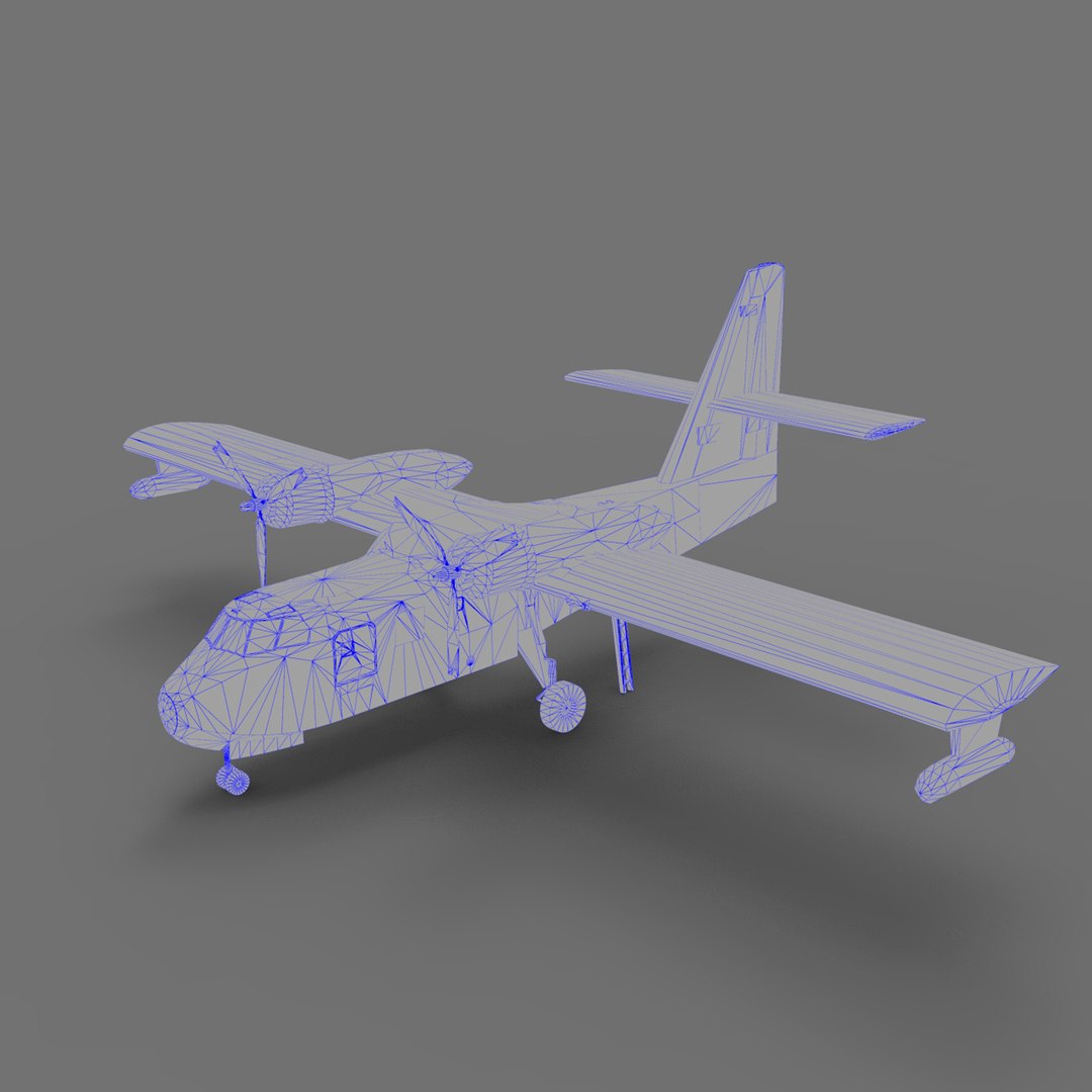 Canadair CL-215 Aircraft 3D Model - TurboSquid 1852025