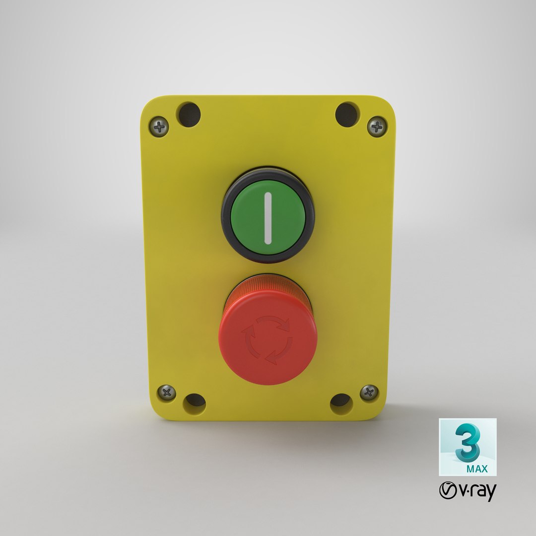 3D Button 01 15 Model - TurboSquid 1204373