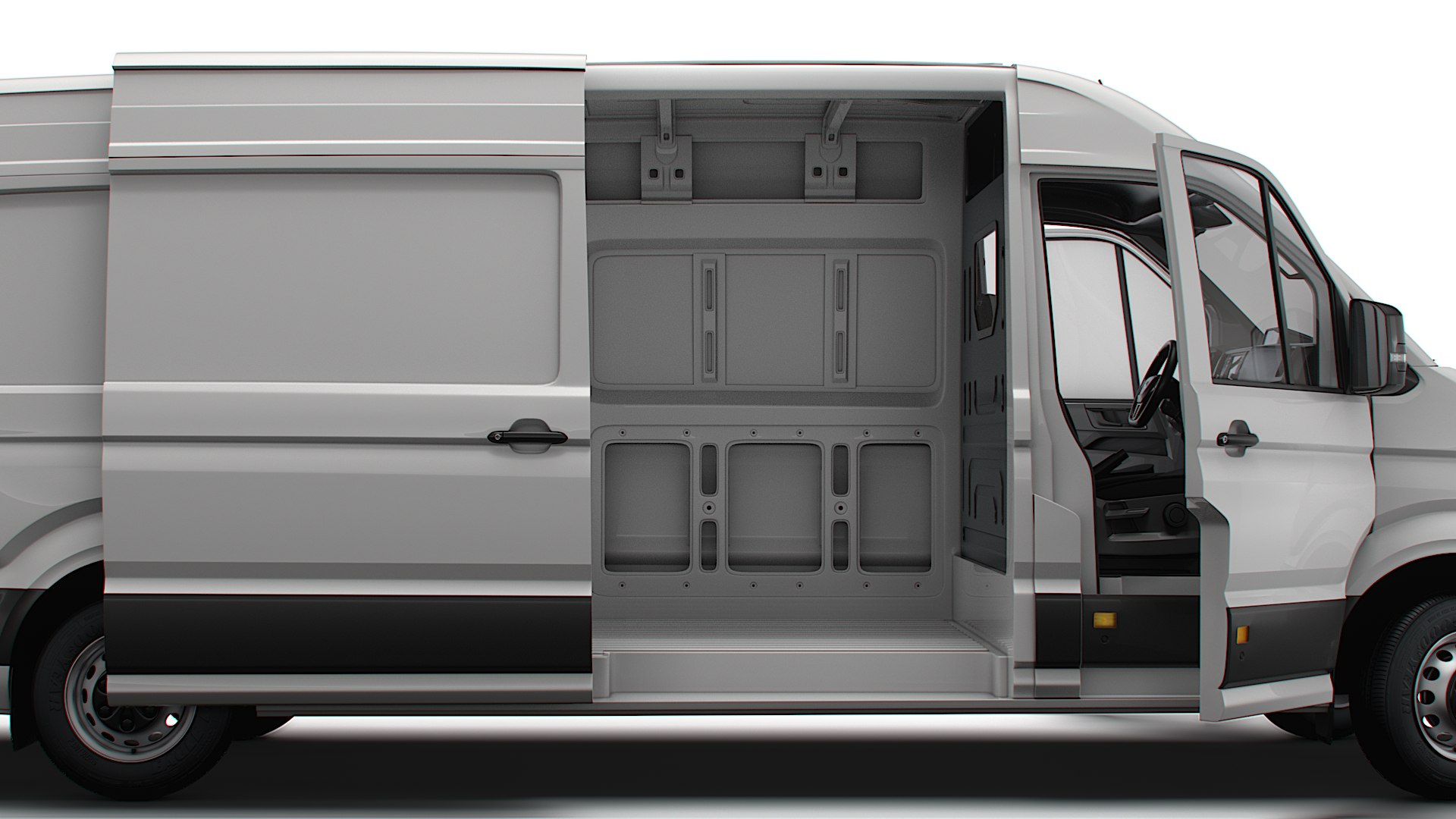 VW Crafter Panel Van L3H2 HQ Interior 2023 Model - TurboSquid 2136117