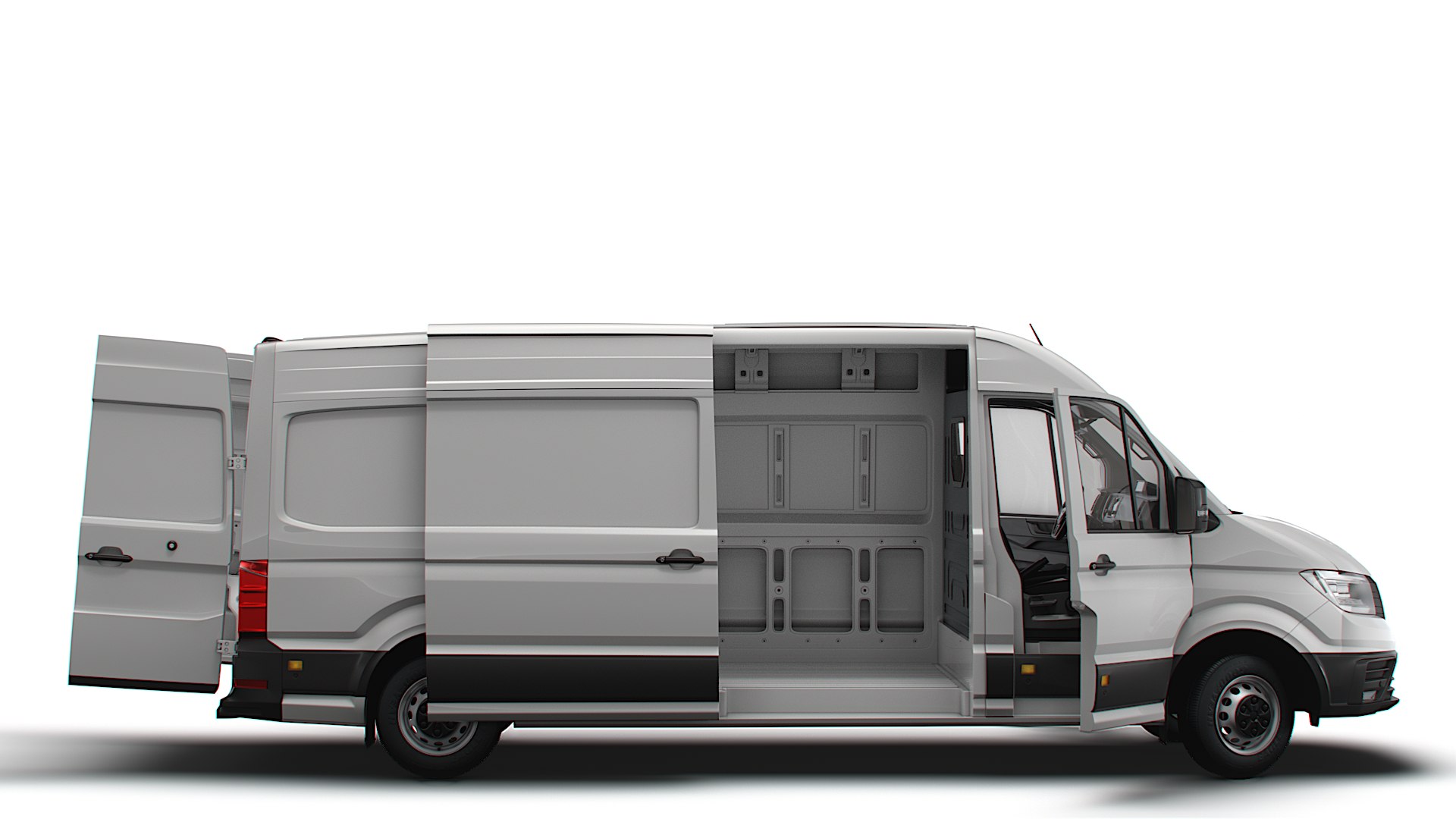 VW Crafter Panel Van L3H2 HQ Interior 2023 Model - TurboSquid 2136117