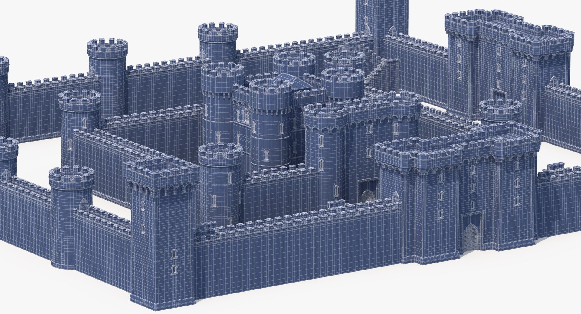 castle generic 3d max