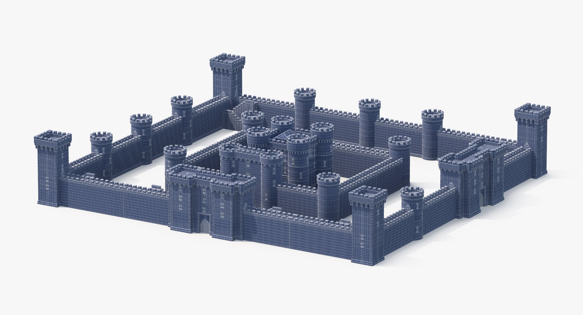 castle generic 3d max
