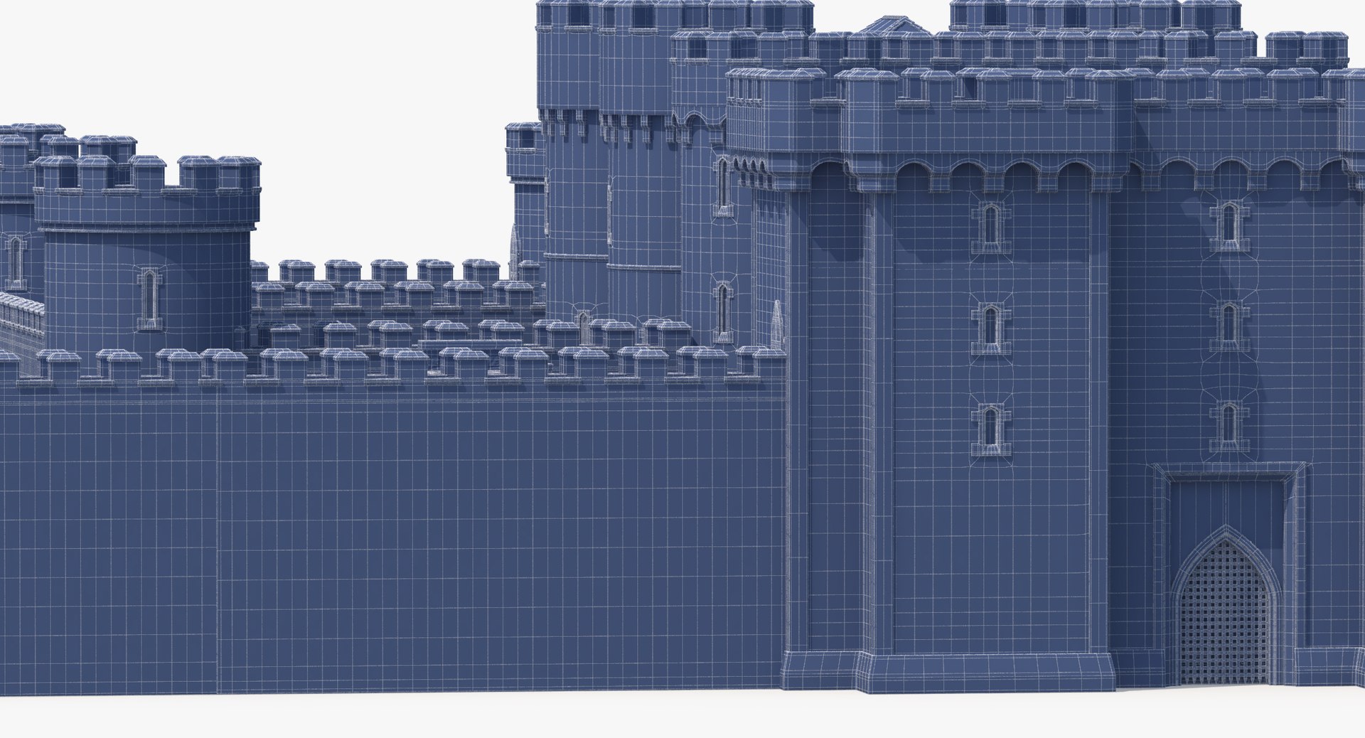 castle generic 3d max