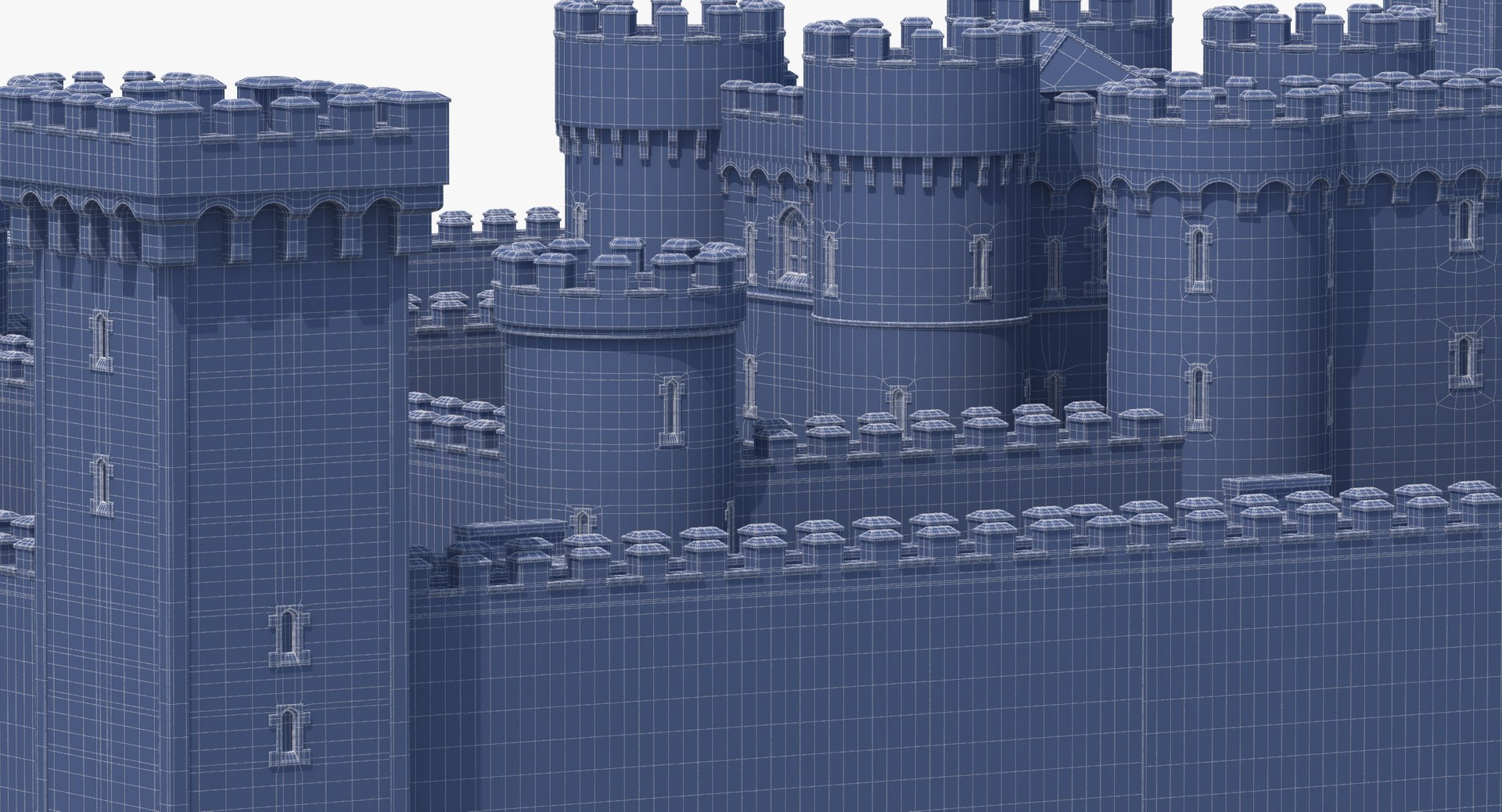 castle generic 3d max