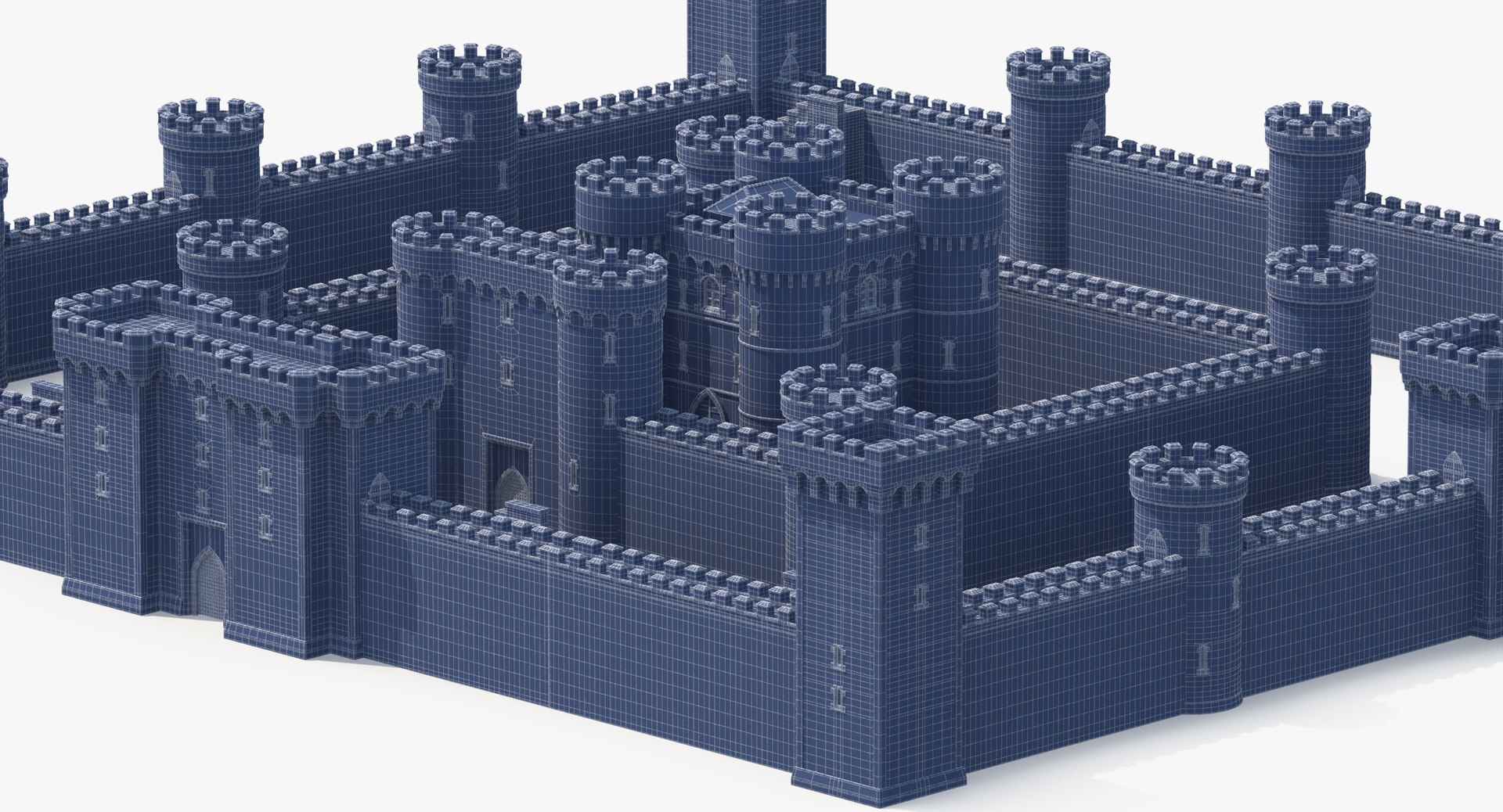 castle generic 3d max