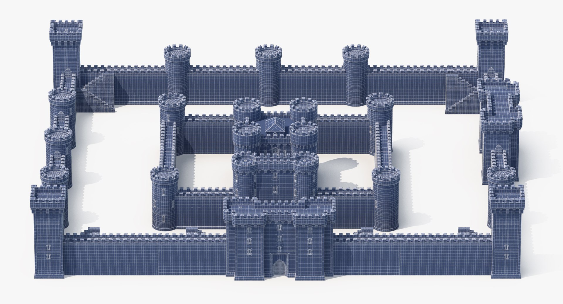 castle generic 3d max